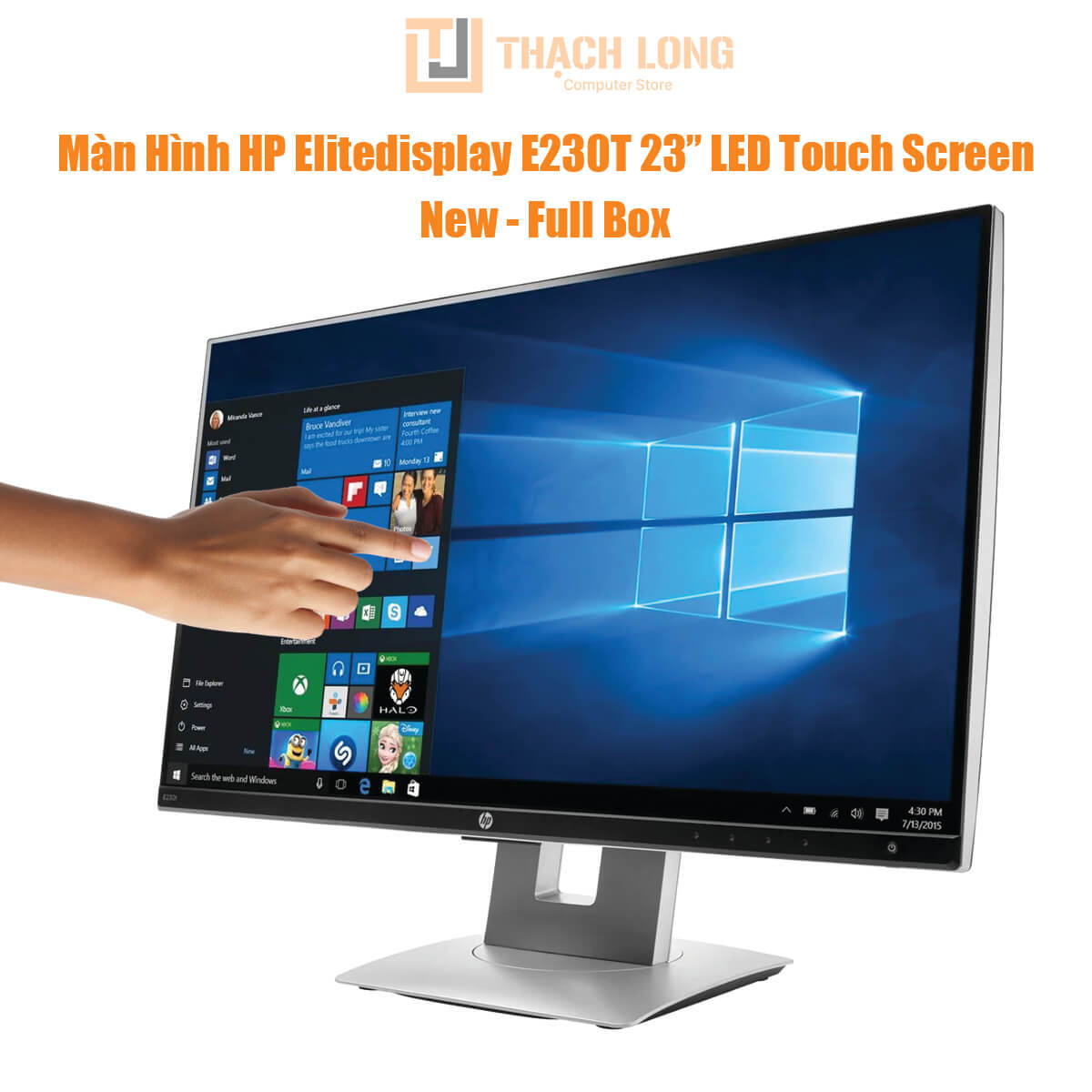 HP EliteDisplay E230T 23″ Touch | Thạch Long Computer Store