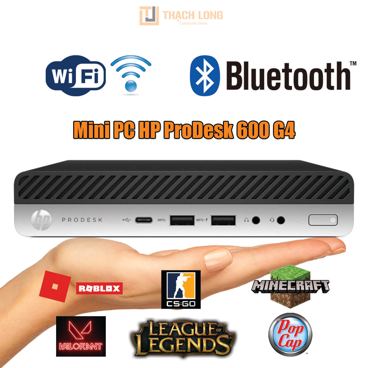 HP ProDesk 600 G4 Mini (i7-Max) | Thạch Long Computer Store